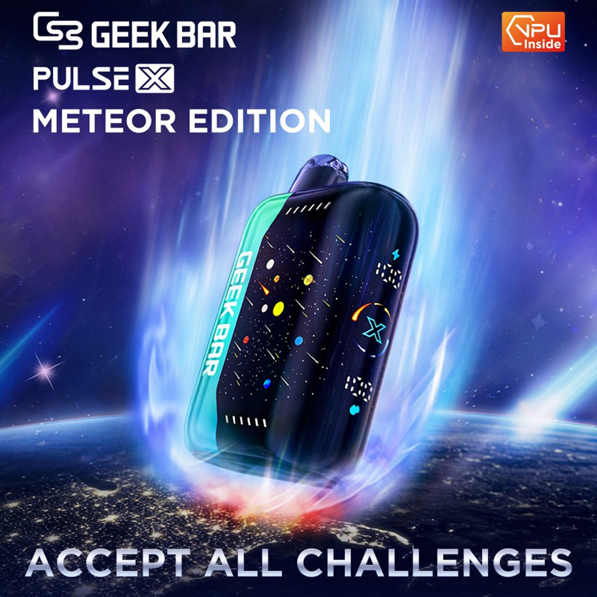 Geek Bar Pulse X 25K Puff METEOR EDITION Rechargeable Disposable Devic – UNISHOW