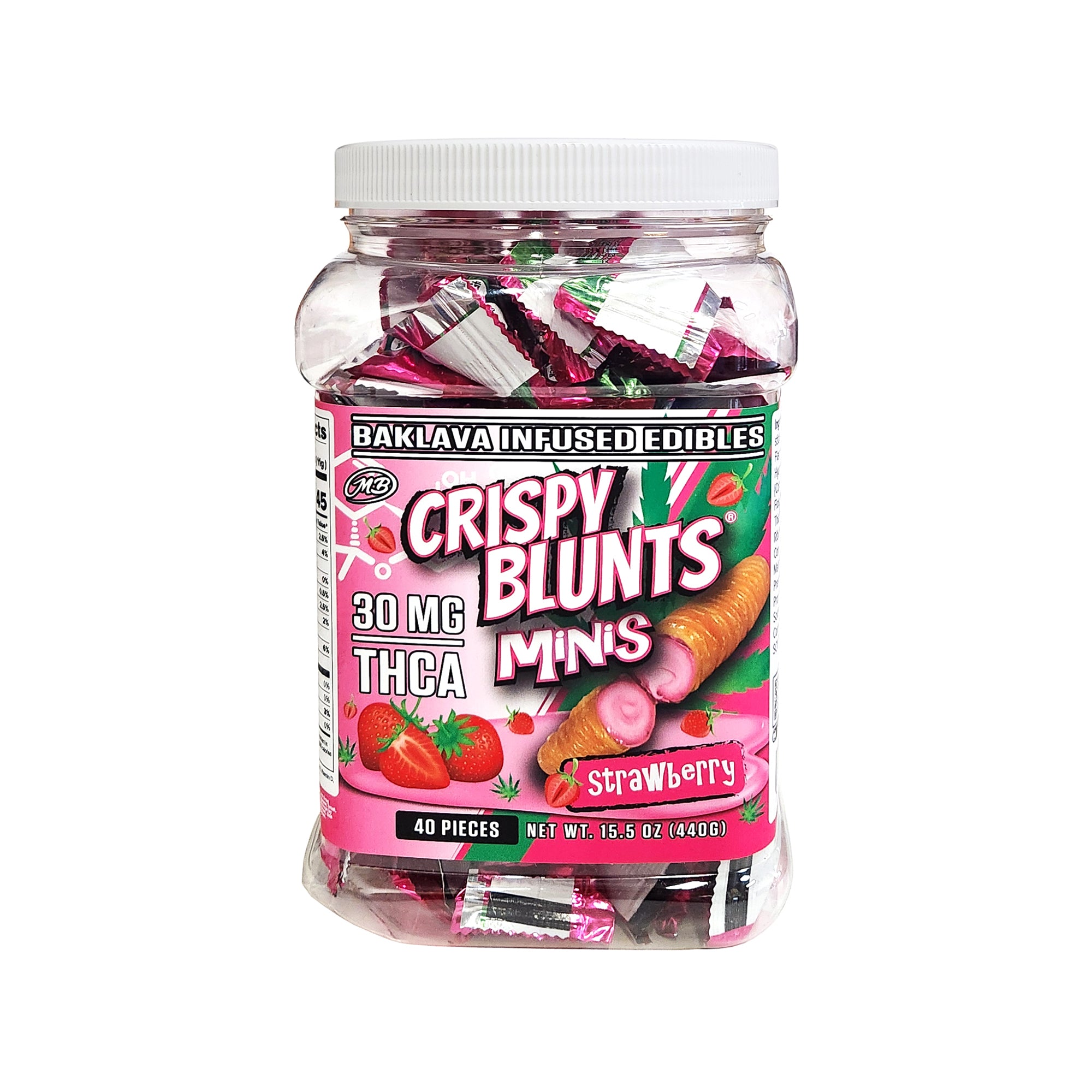 STNR CREATIONS Crispy Blunts Minis 30MG THCA Stick (40pcs/Display ...