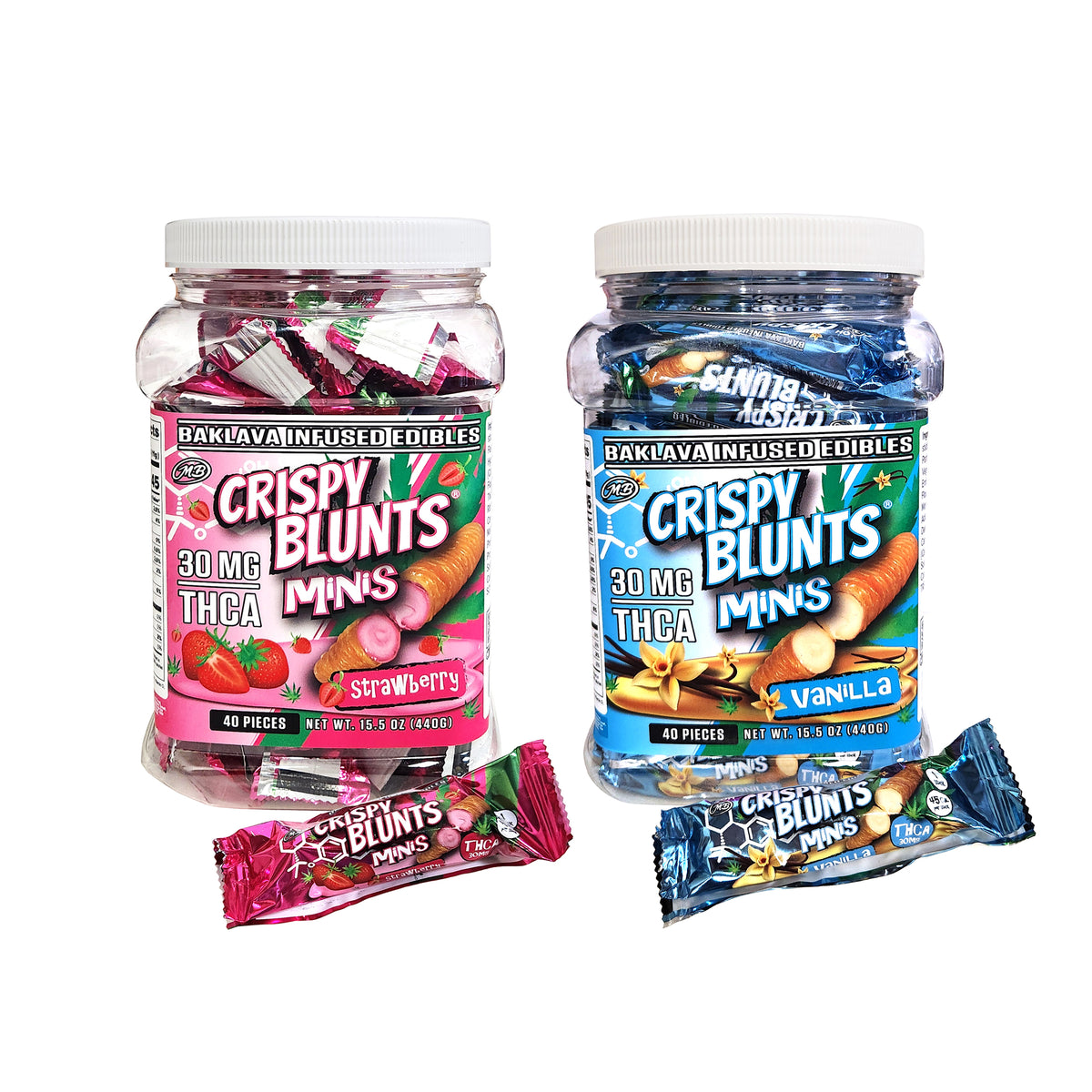 STNR CREATIONS Crispy Blunts Minis 30MG THCA Stick (40pcs/Display ...